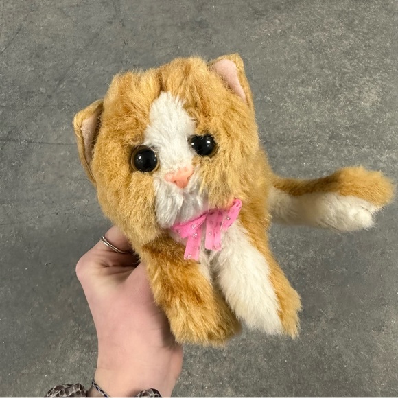 Vintage | Toys | Dsi Kitty Kitty Kittens Plush Vintage Purring Orange ...